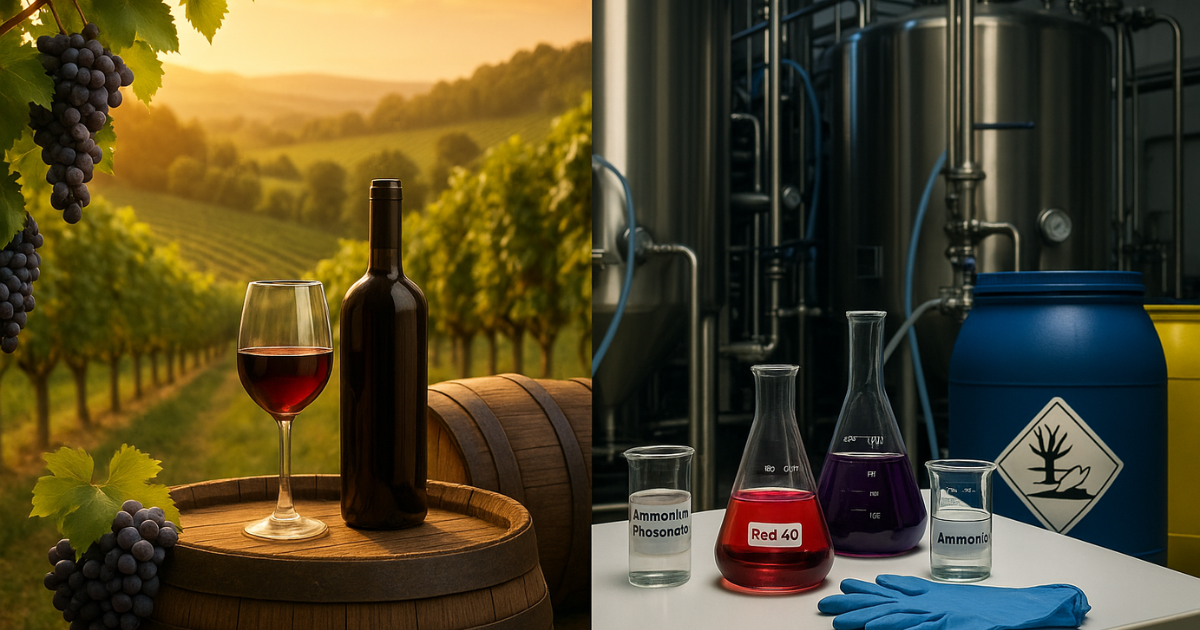 Your Wine Might Contain Fish Bladder, Mega Purple, and Ammonia. Cheers.
